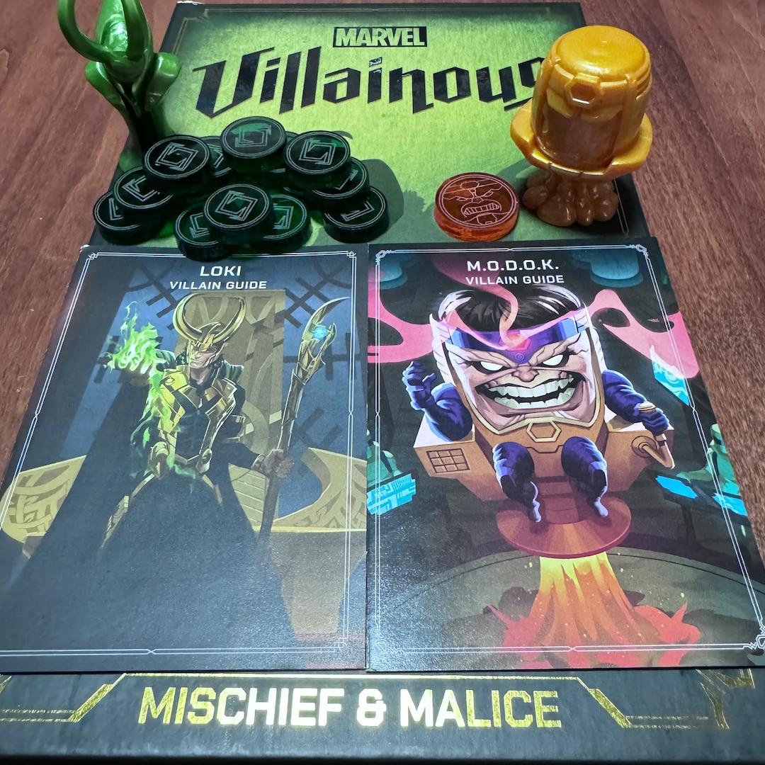 Marvel Villainous Token Upgrades! 15 Loki Mischief and 1 M.O.D.O.K ...