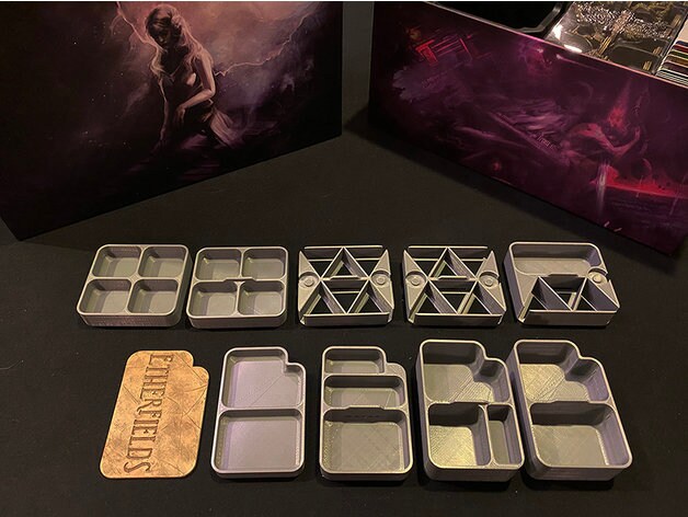 Organizer for Etherfields Board Game 10 Piece Set Holds All - Etsy