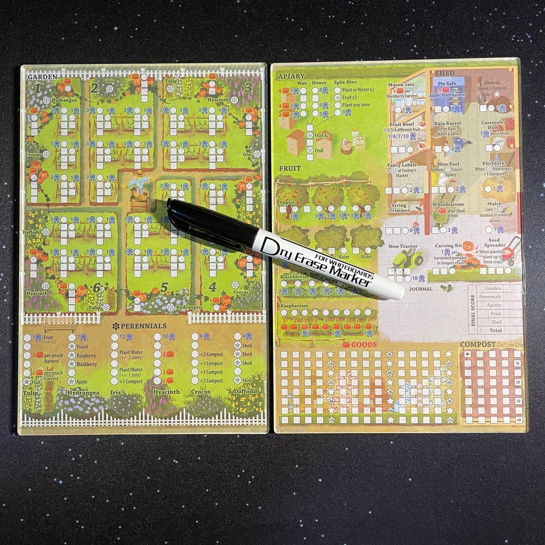 Three Sisters Board Game: Acrylic Dry Erase Score Sheets With Marker - Etsy