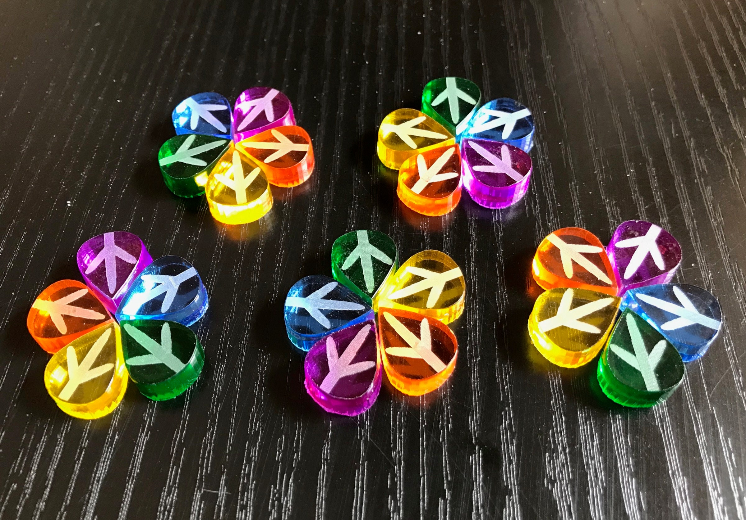EARTH Board Game: Acrylic Leaf Token Upgrades (25 Pieces) - Etsy