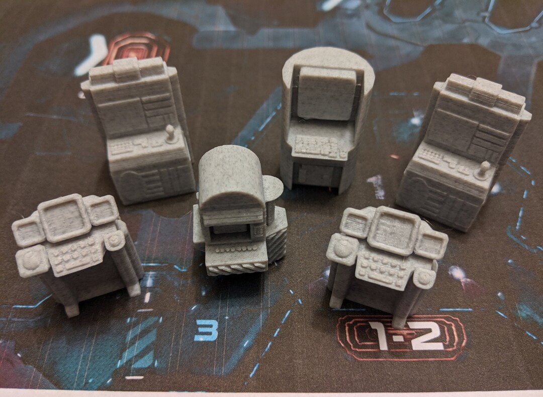 6 Computer Console Terminals for Nemesis and Other Sci-fi Games - Etsy