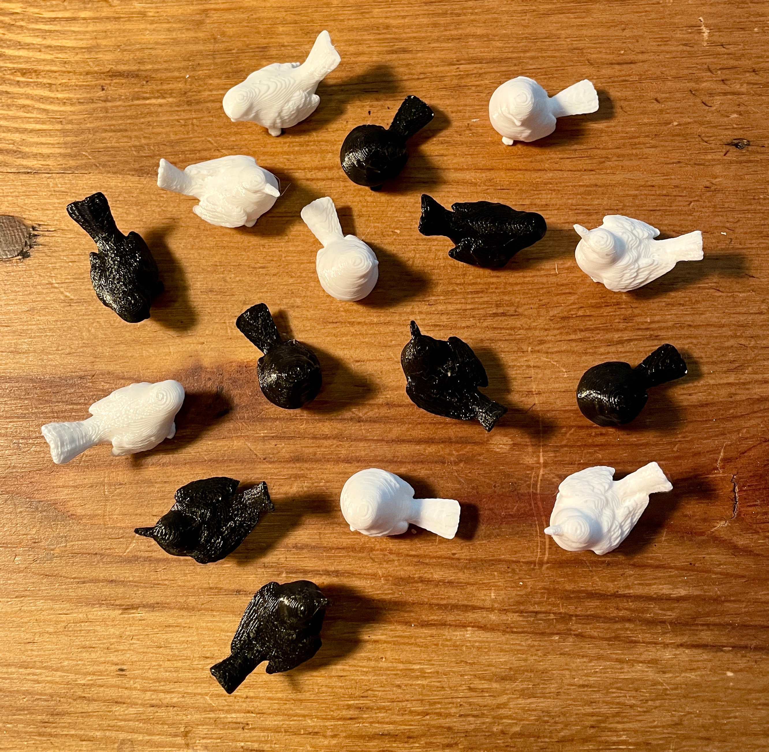 Wingspan Asia - Set of 16 Birds in Black and White to Replace the ...