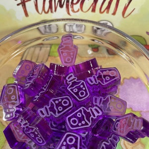 NEW Gorgeous FLAMECRAFT Goods Tokens - Looks Like Stained Glass ...