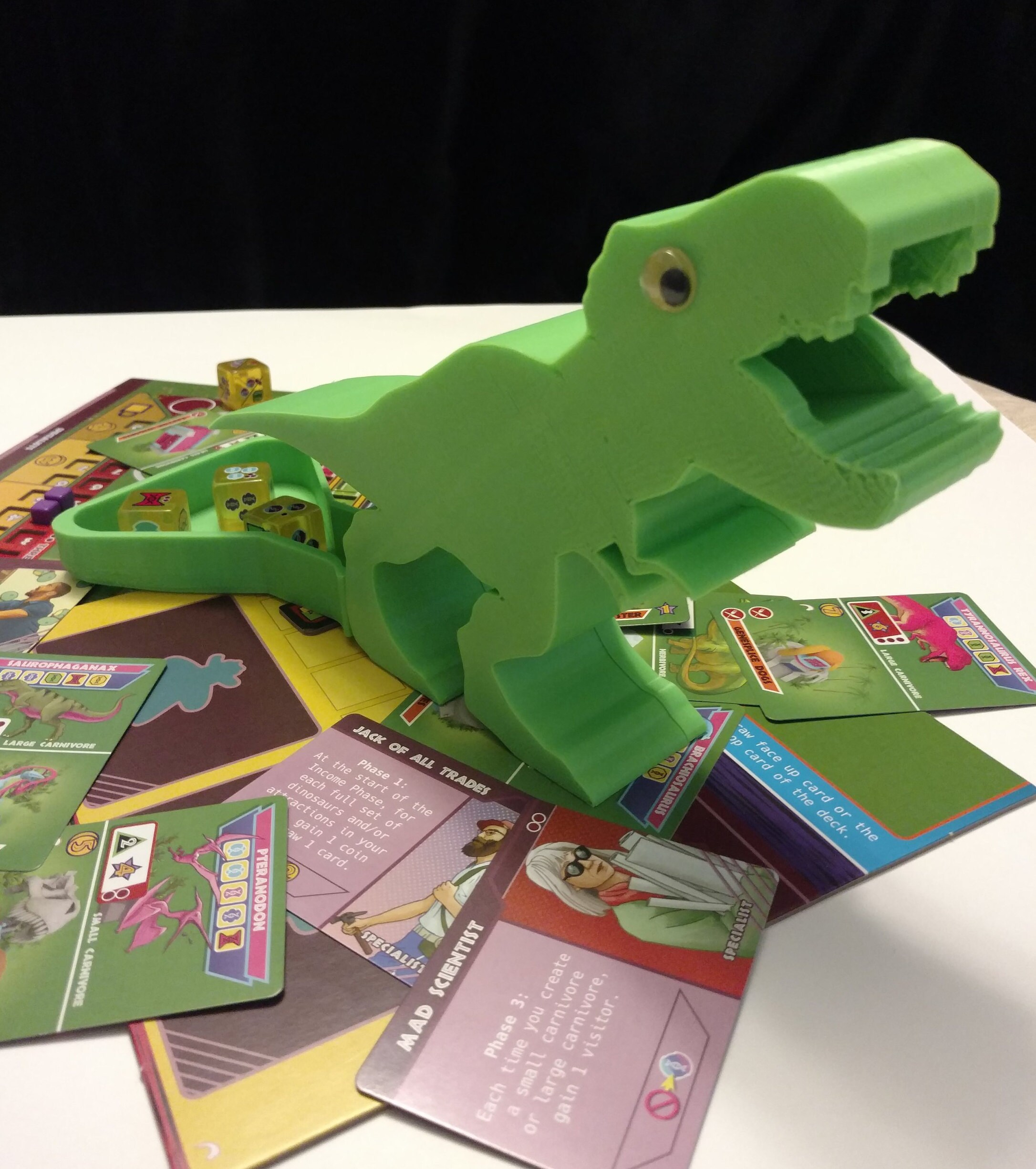 Dinosaur Island Dice Tower and Tray - Etsy