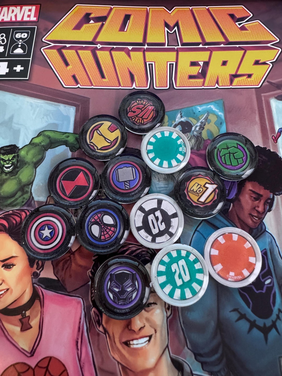 Comic Hunters Game Upgrade Kit: Protect Game Tokens, Acrylic Score Sheet & More - Etsy