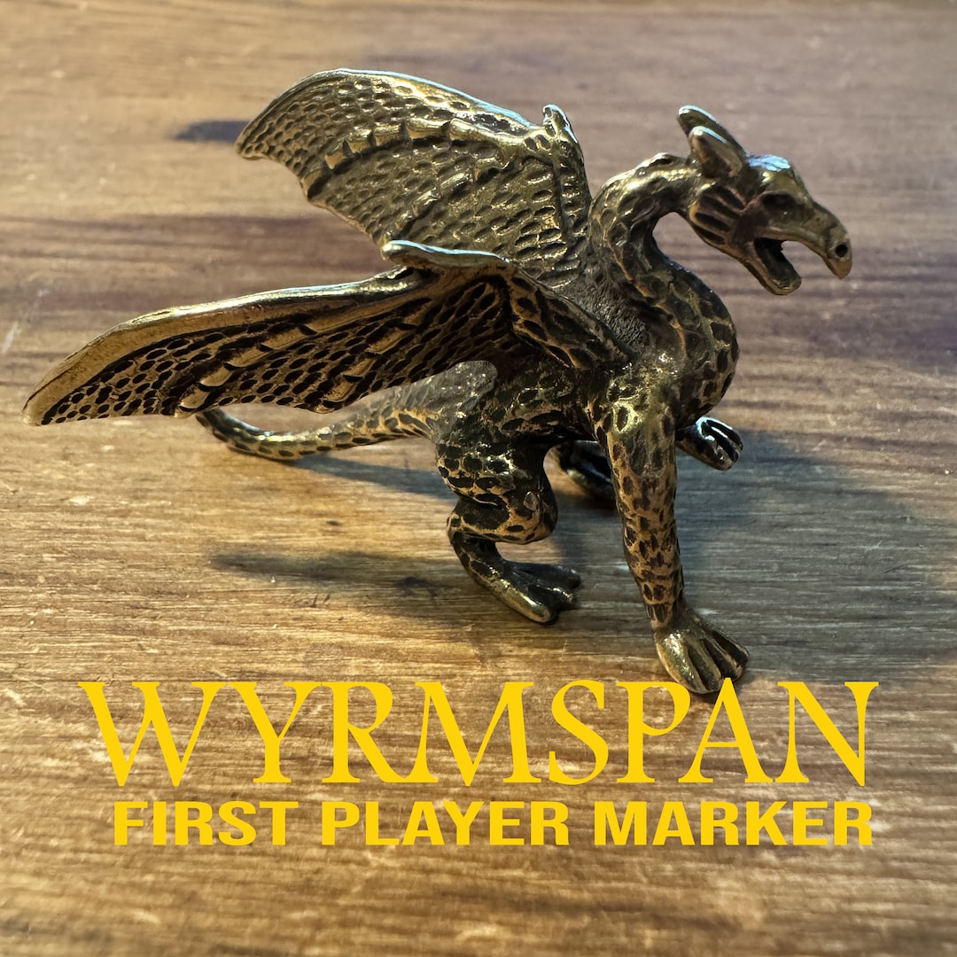 First Player Marker for WYRMSPAN Board Game -- Brass Dragon (unofficial ...