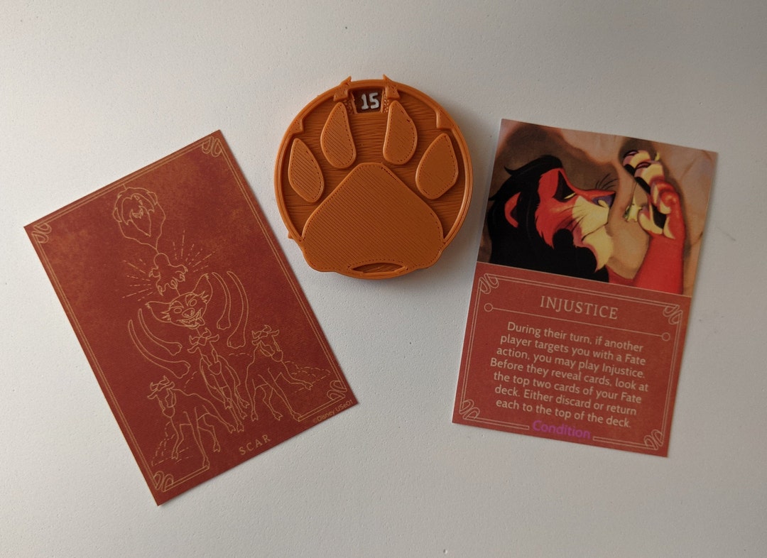 Scar Strength Tracker for Villainous: Evil Comes Prepared - Etsy