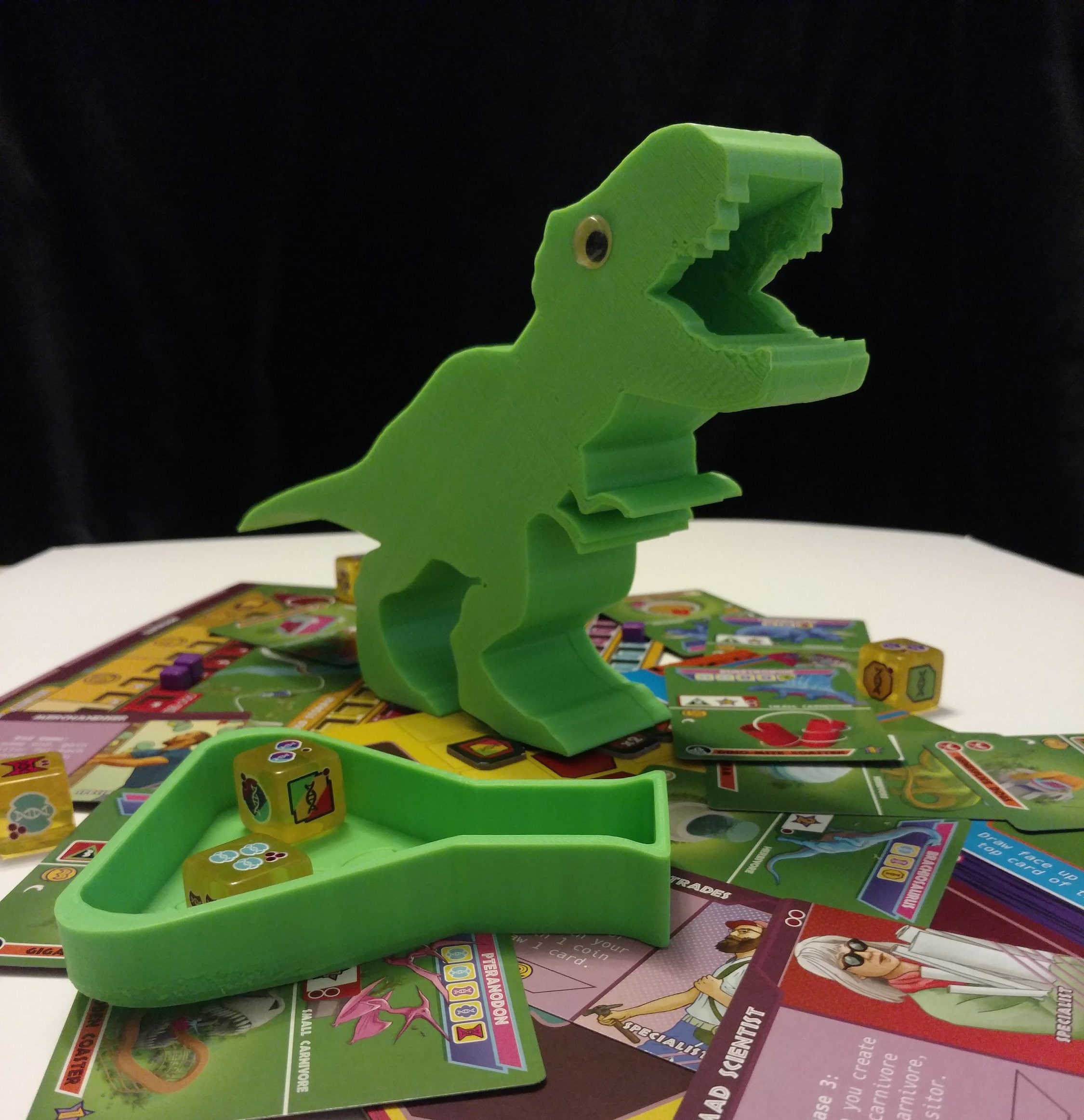 Dinosaur Island Dice Tower and Tray - Etsy