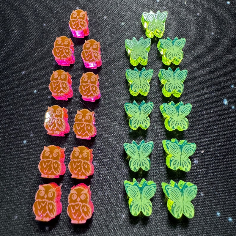 Harmonies Board Game Upgrade: Acrylic Animal Tokens & 3D Insert - Etsy