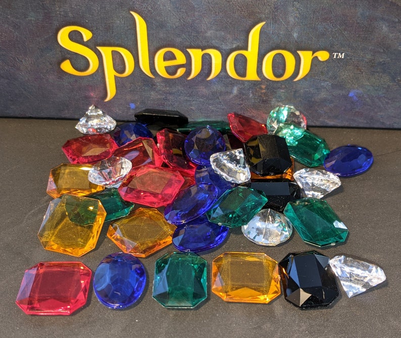 Splendor Game: Acrylic Gem Upgrades - Etsy
