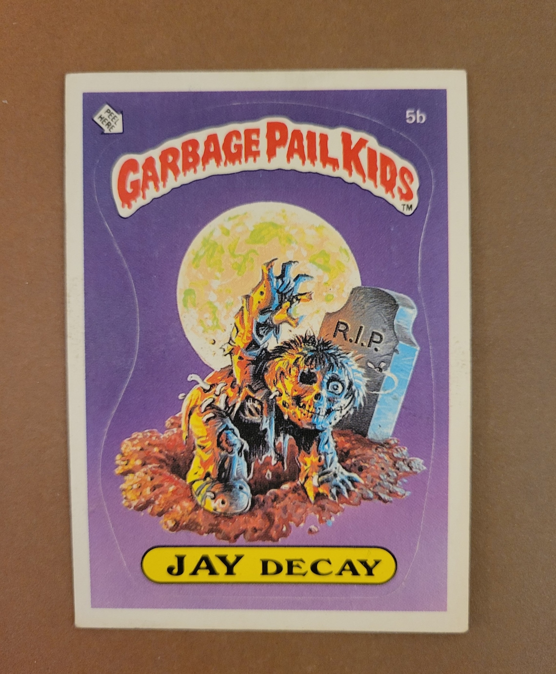Original Garbage Pail Kids Series 1 Trading Card Jay Decay | Etsy