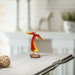Red Glass Angel Figurine Easter Gift Angel Wings Angel Sculpture Glass ...