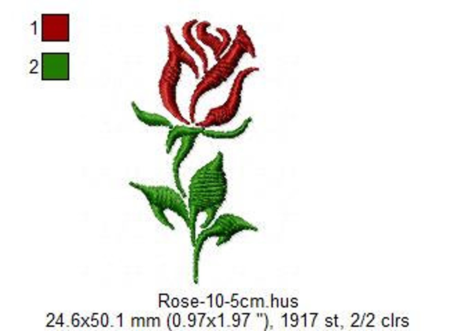 Charming Red Rose Outline Machine Embroidery Design 7 Sizes - Etsy
