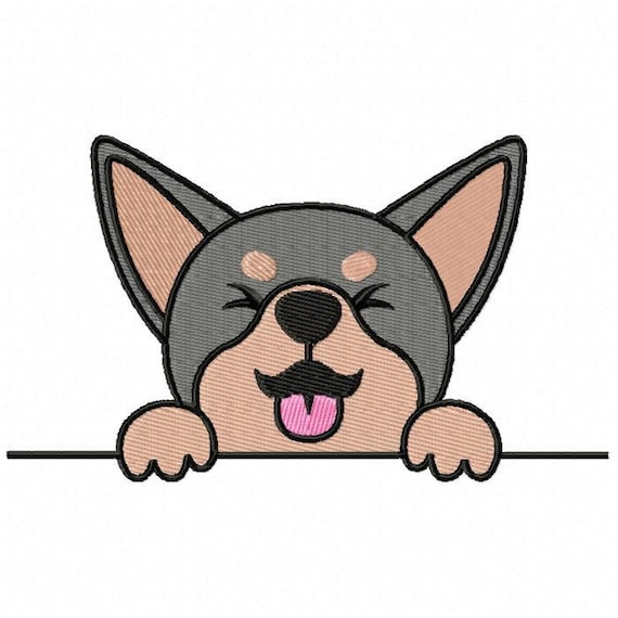 Cute Brown Puppy Drawing