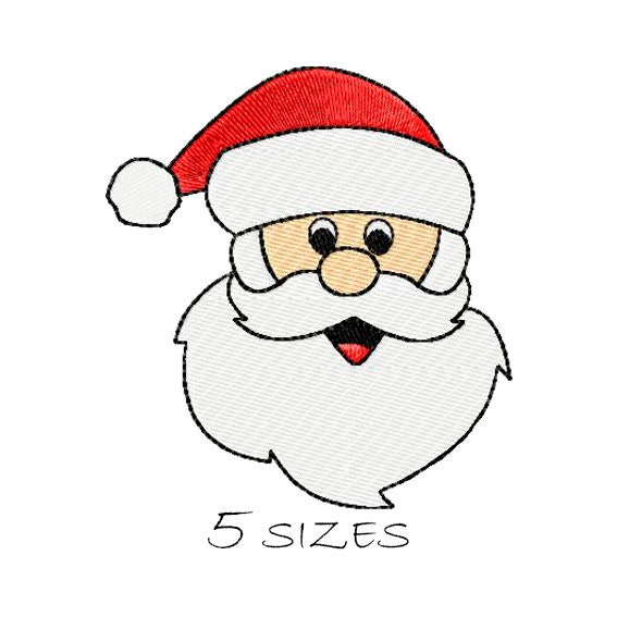 Santa Claus Christmas Machine Embroidery Design Saint Nicholas Instant ...