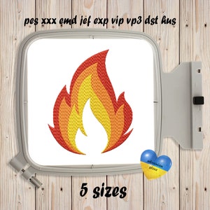 Fire Flame Embroidery Design Fire Flames Bundle Silhouette Embroidering ...