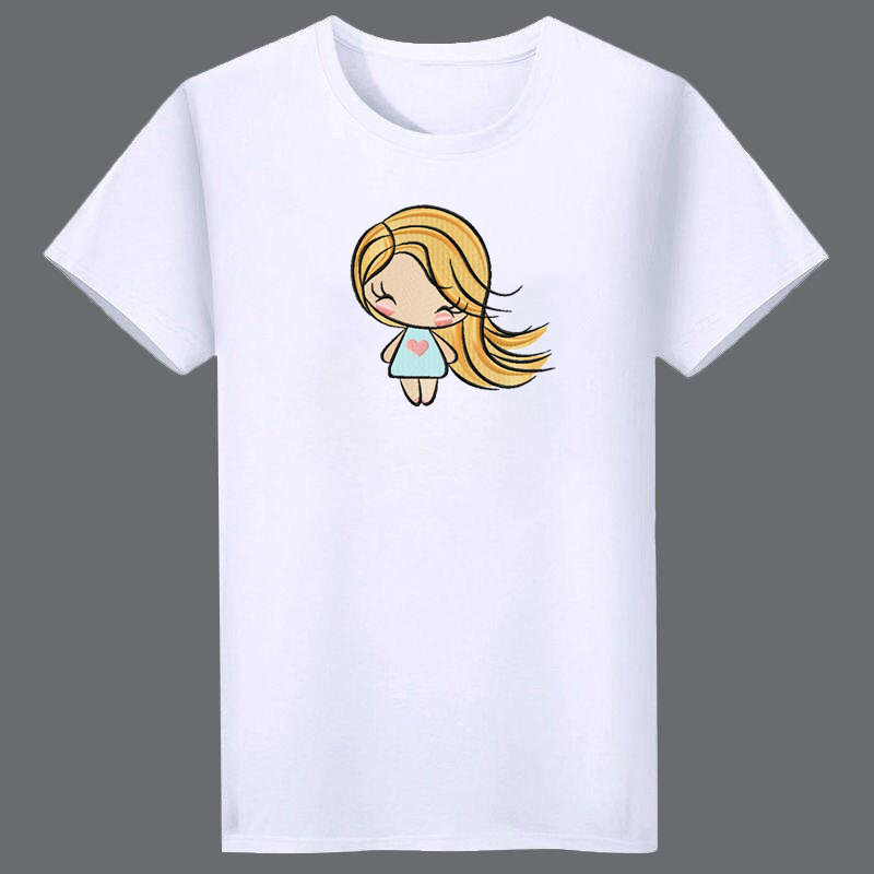Cute Girl Machine Embroidery Design Instant Download 5 Sizes - Etsy
