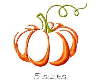 Pumpkin Machine Embroidery Design Halloween Instant Download Fill ...
