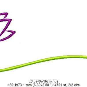 Lotus Machine Embroidery Design Instant Download Floral Embroidery ...
