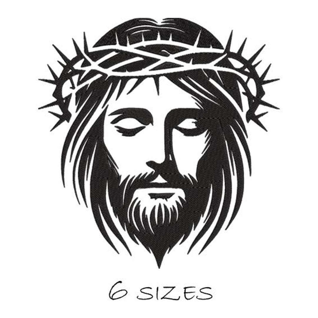 Jesus Praying Machine Embroidery Design, Christian Religious Pattern ...