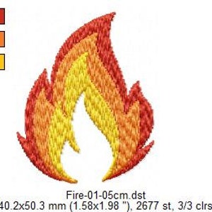 Fire Flame Embroidery Design Fire Flames Bundle Silhouette Embroidering ...