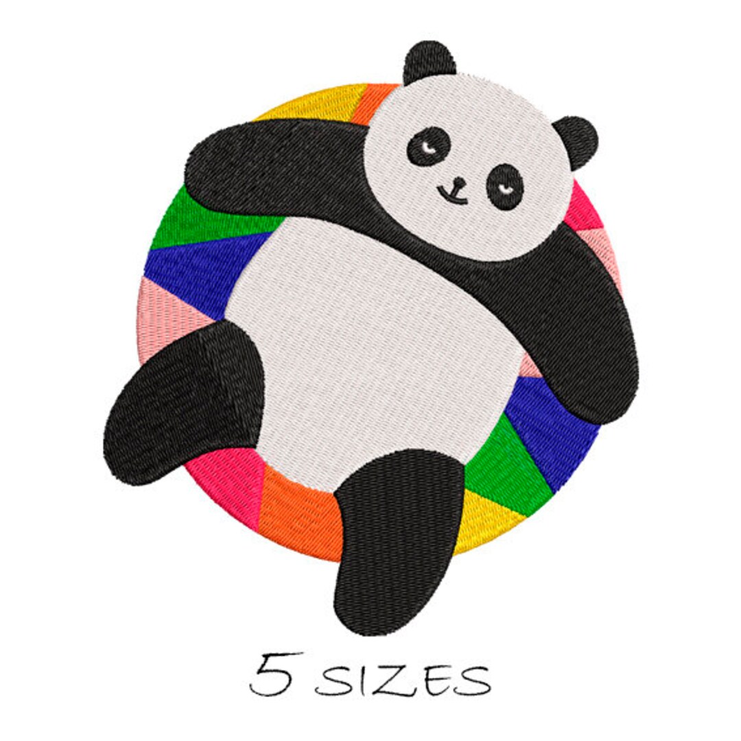 Panda Machine Embroidery Design Cute Forest Animals Instant Download ...