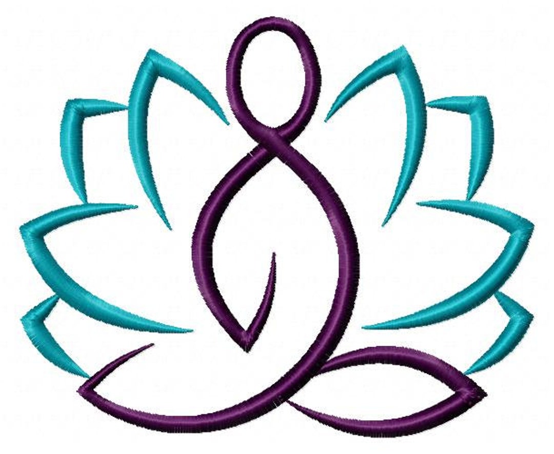 Lotus Machine Embroidery Design Instant Download Floral Embroidery ...