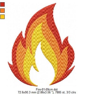 Fire Flame Embroidery Design Fire Flames Bundle Silhouette Embroidering ...