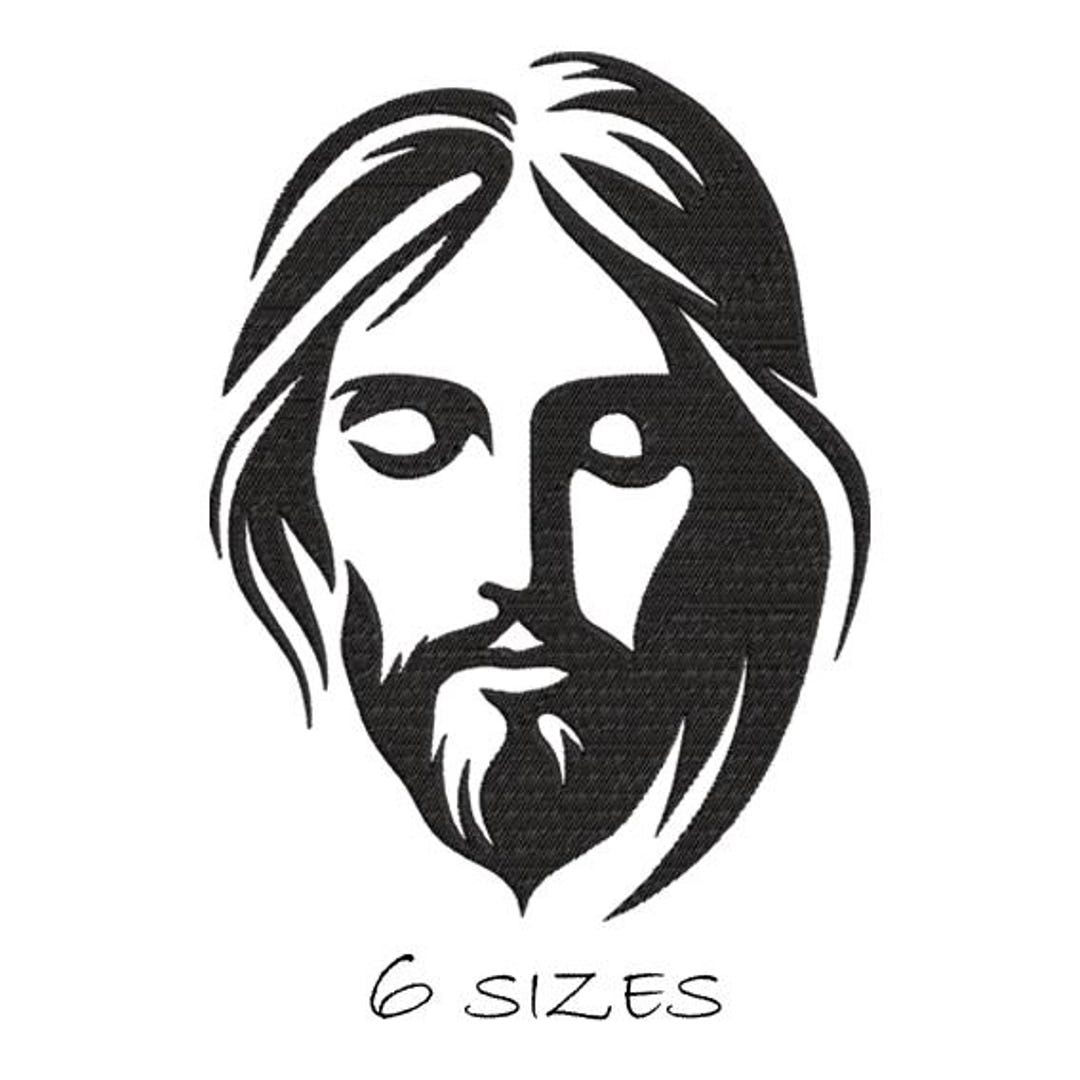 Jesus Praying Machine Embroidery Design, Christian Religious Pattern ...