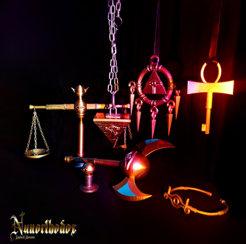 Millennium Items U Gi O Complete Set X7 - Etsy