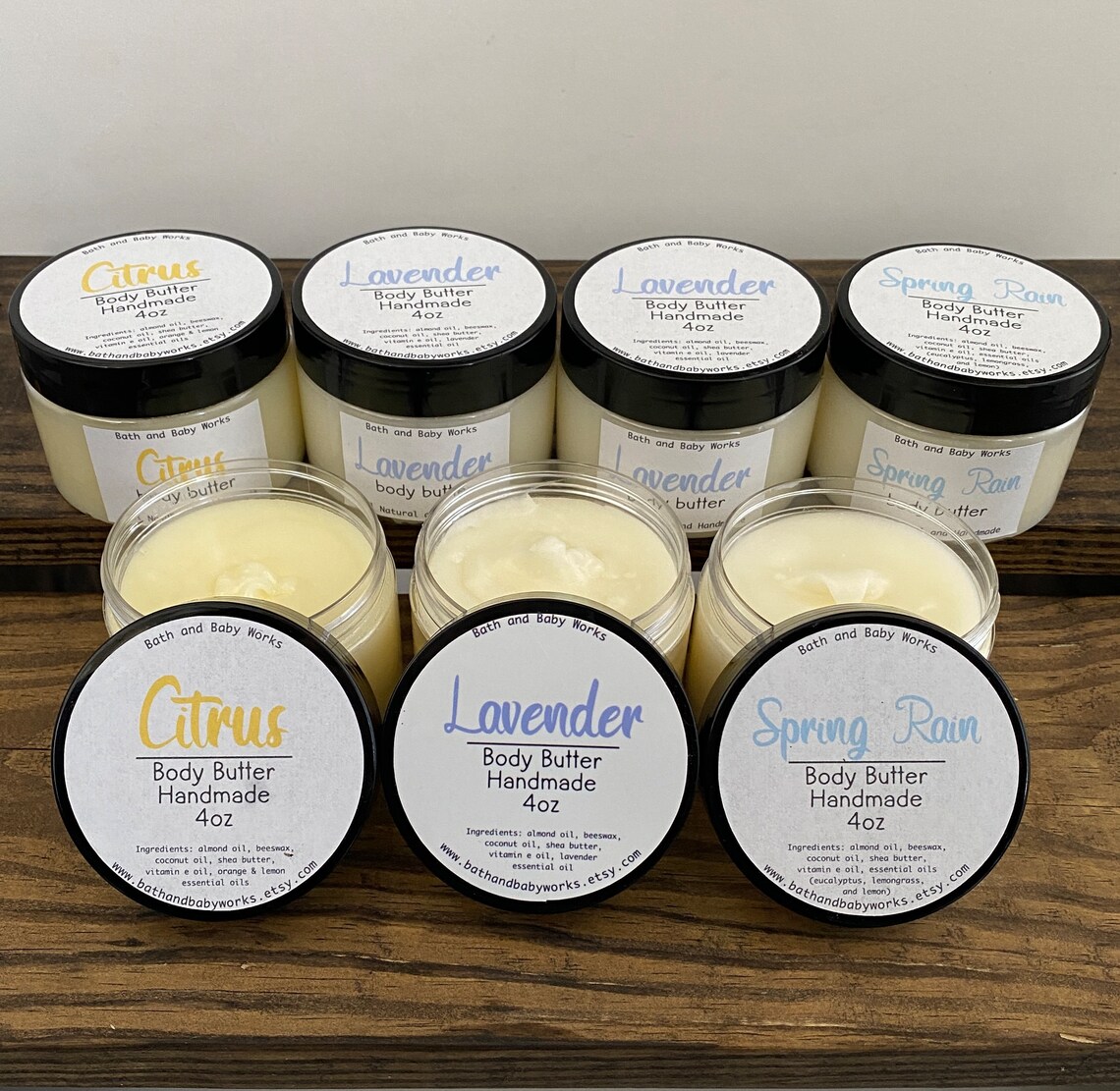 Handmade ALL NATURAL Body Butter Natural Lotion - Etsy