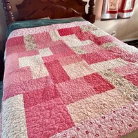 Pink Quilt - Etsy