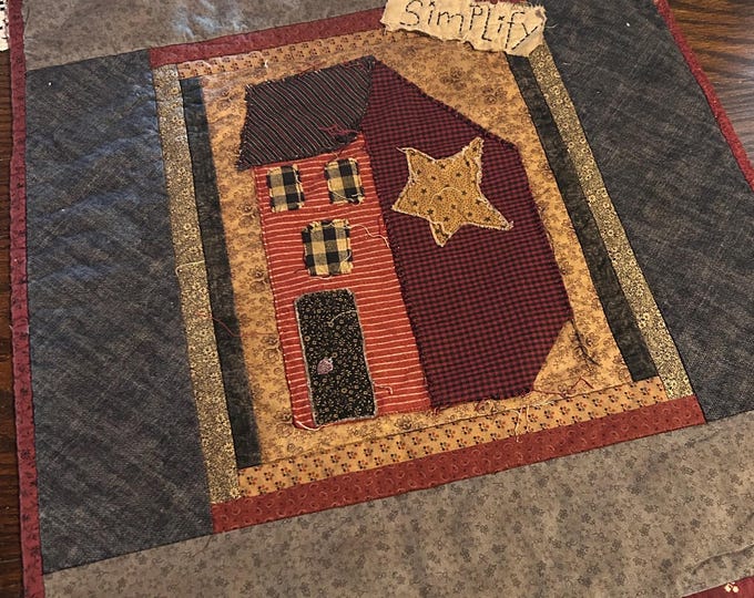 Primitive House With Simplyify Sign Wall Hanging 18 X 21” - Etsy