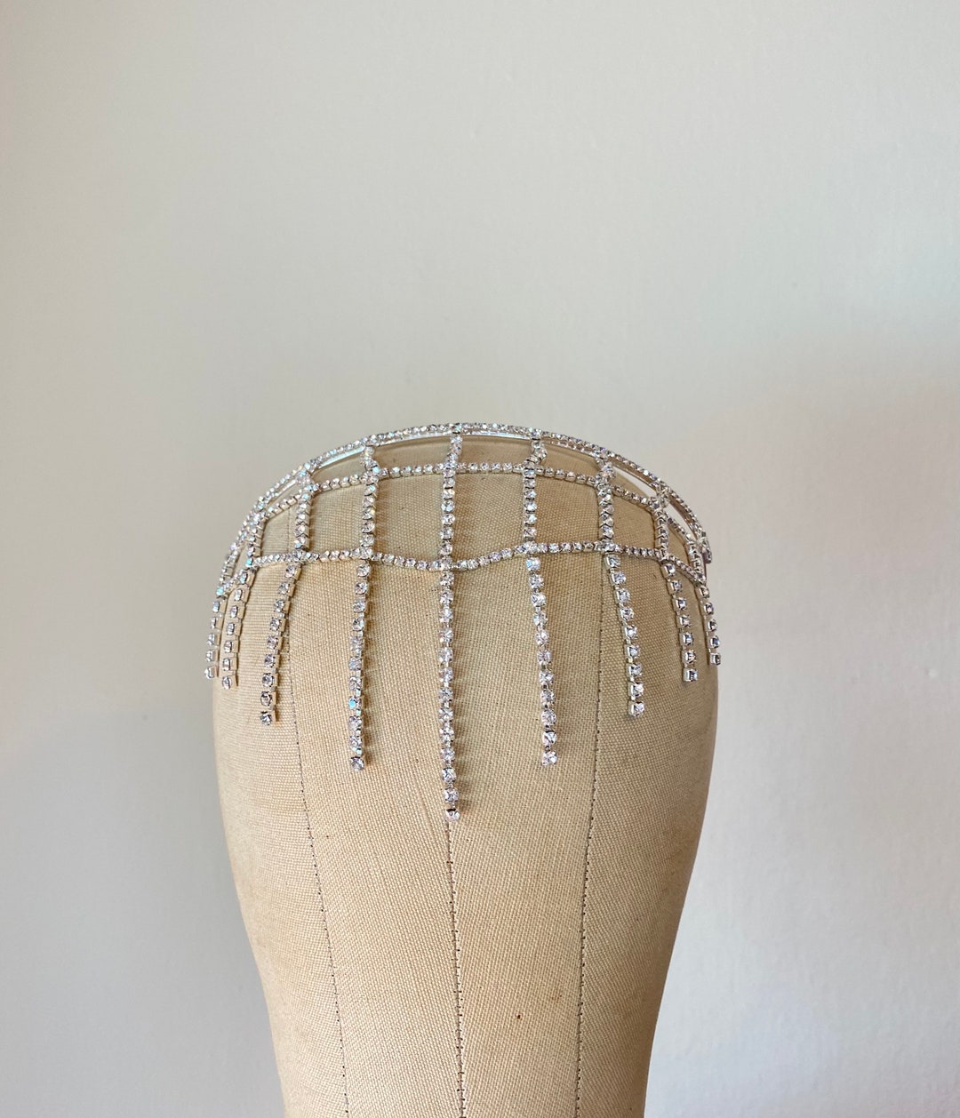 Rhinestone 1920s Goddess Art Deco Style Tiara - Etsy