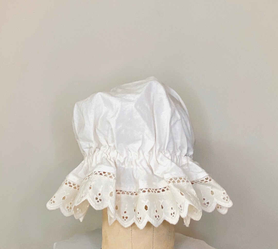 Handmade XL Mop Cap Maids Cap Colonial Cap - Etsy