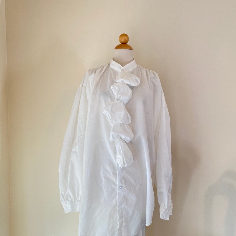 Ruffled Poet Shirt - Etsy