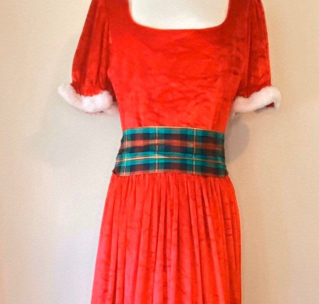 Handmade Christmas Caroling Mrs Claus Hostess Santa's Helper - Etsy