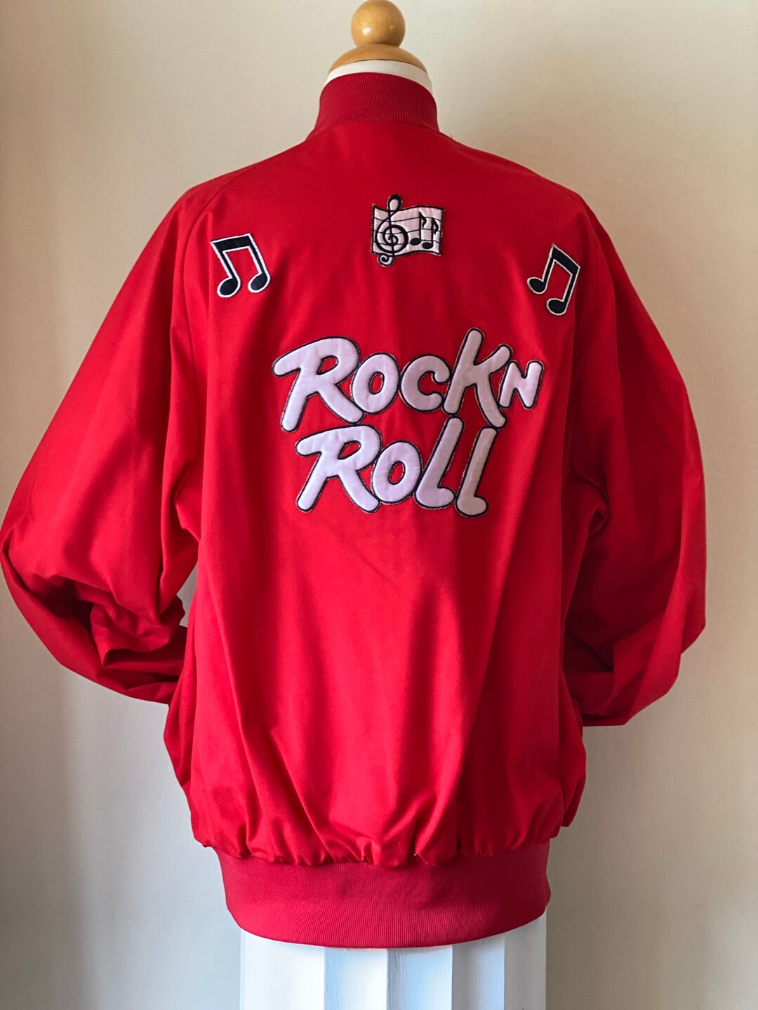 1950’s Bomber Style Retro Jacket DJ Rock N Roll XL - Etsy