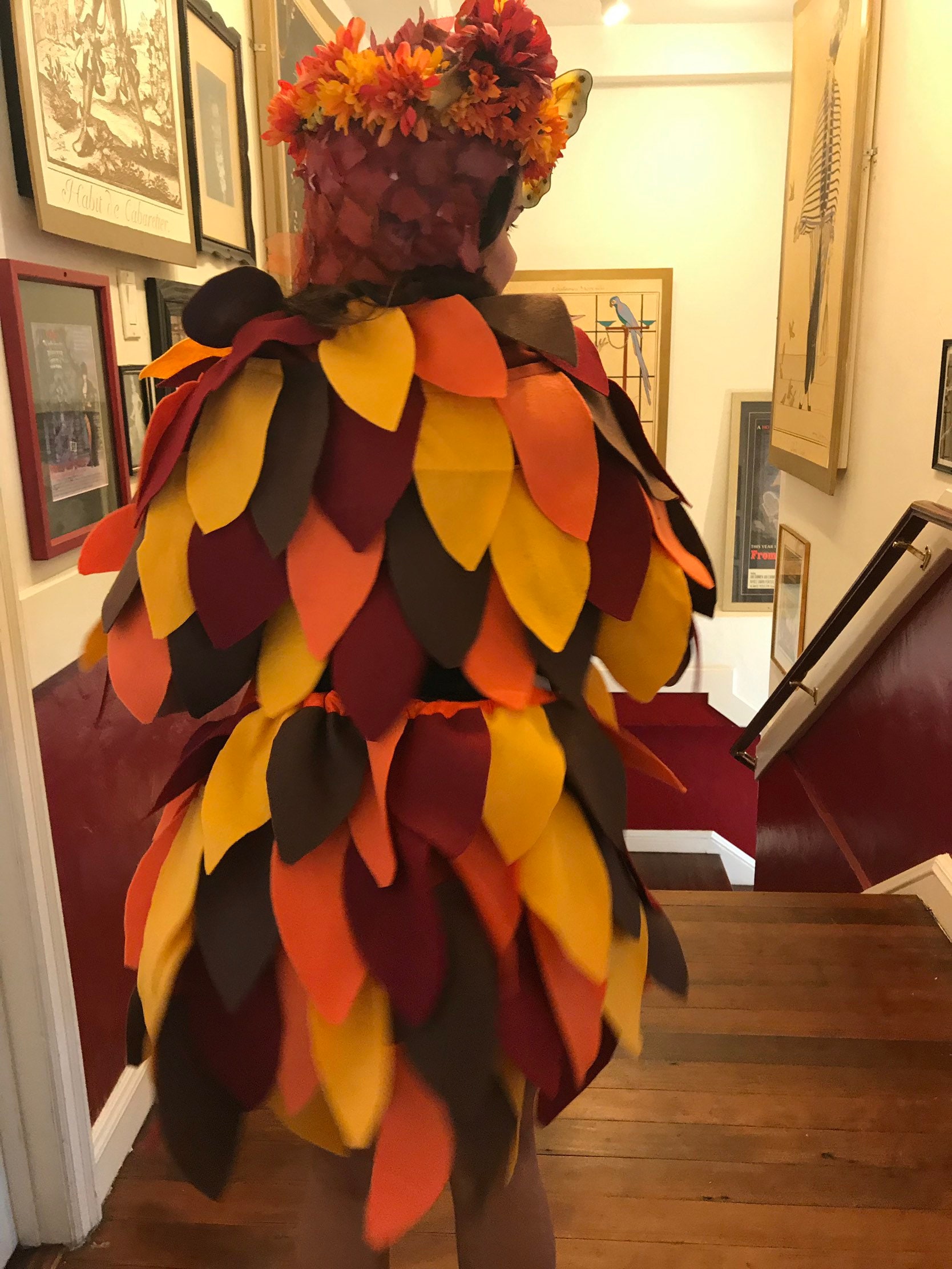 Handmade Leaf Feather Bird Tree Fairy Fantasy Elf Cape or - Etsy