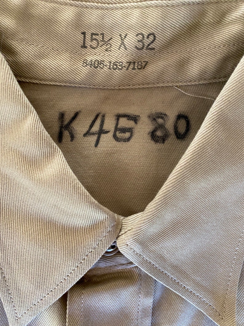 1940s Wwll 5th Army Officers Utility Shirt North Class A - Etsy