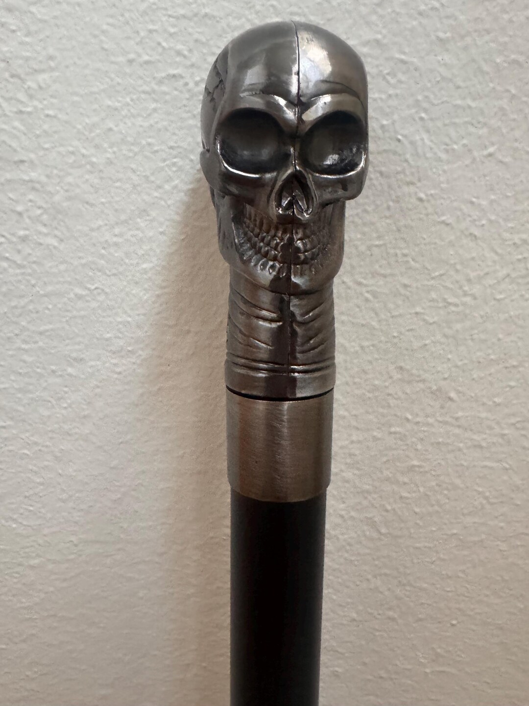 Skull Walking Stick Cane, Gothic Vampire, 36" Metal Costume Prop - Etsy