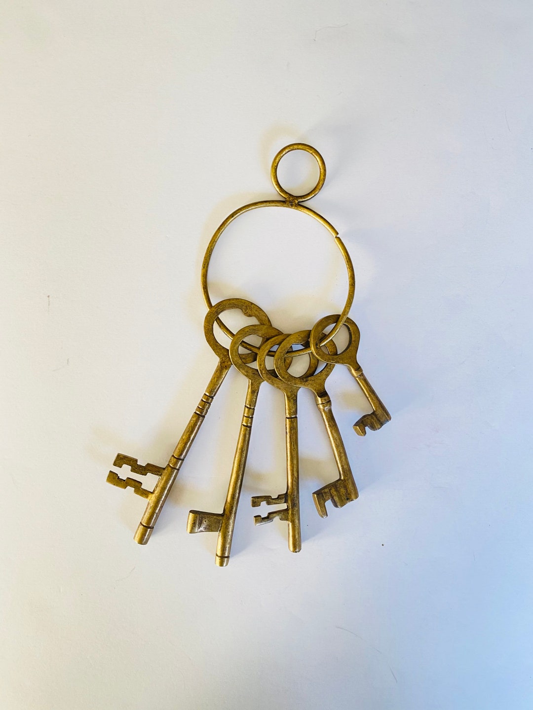 Brass Keys Oversized Jailers Keys Steampunk - Etsy
