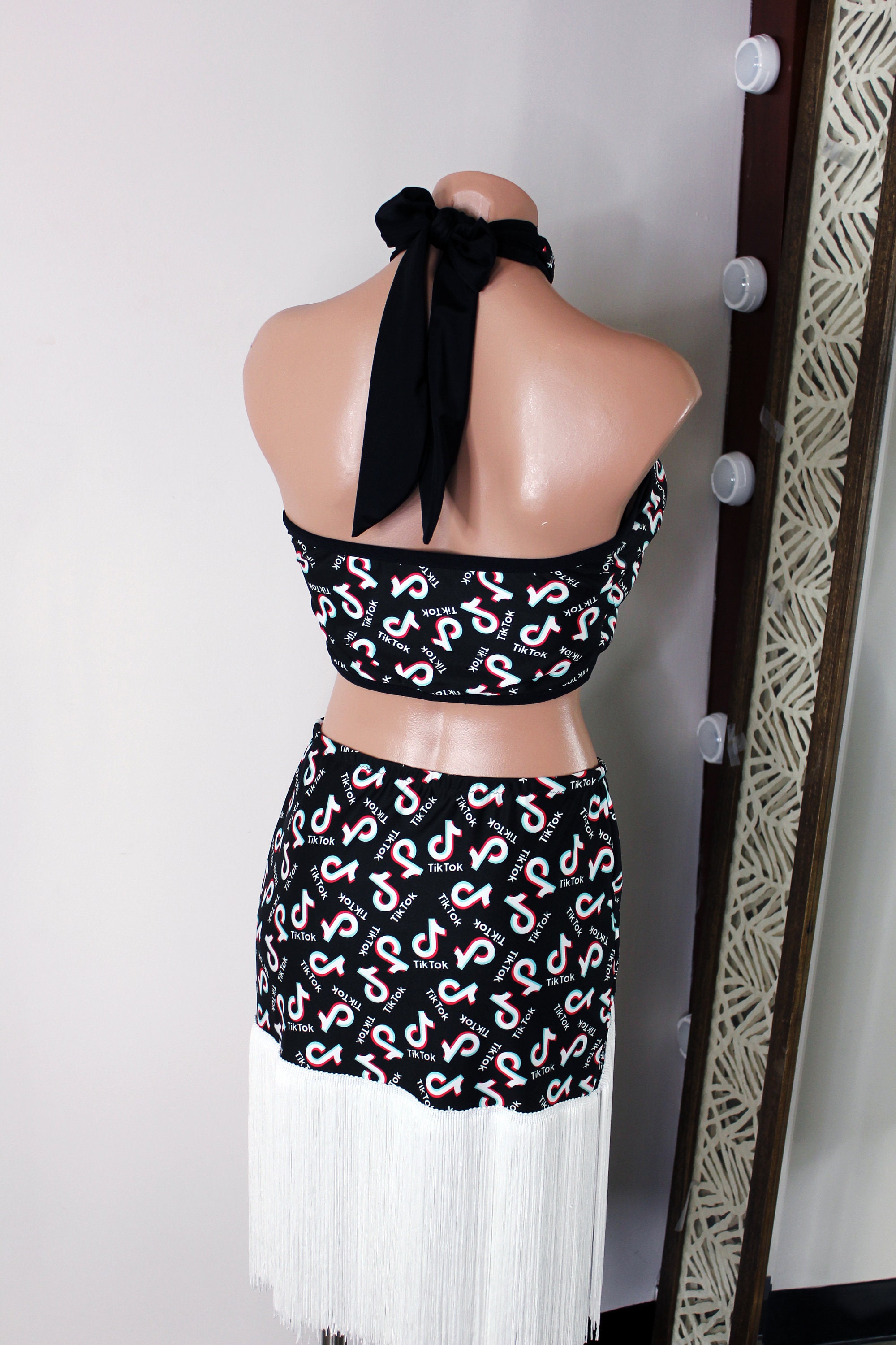 Tiktok Fringe Skirt - Etsy