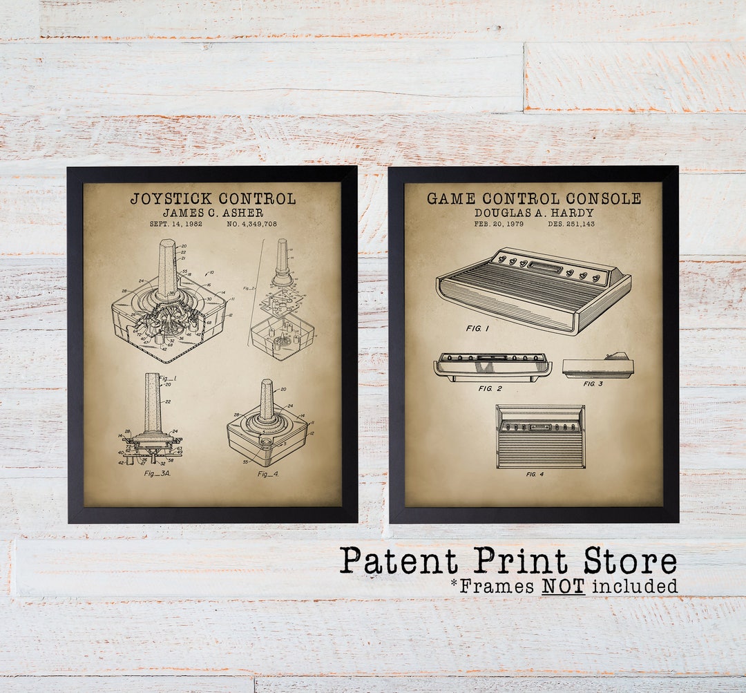 Atari Art. Atari Patent. Atari Poster. Video Game. Video Game Poster ...