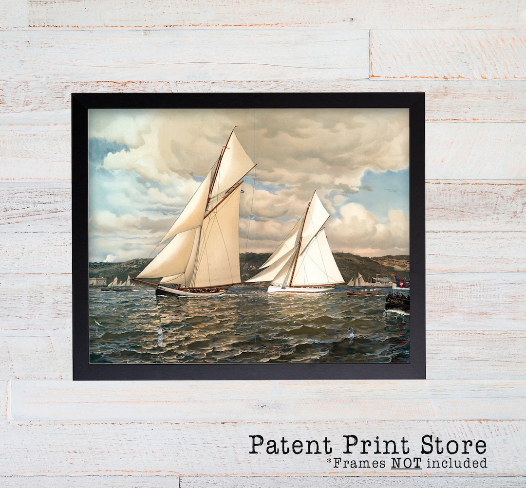 Sailboat Print. Sailboat Art. Sailboat Decor. Nautical Decor. Nautical ...