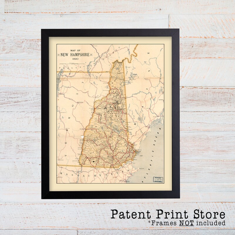 New Hampshire Art - Etsy