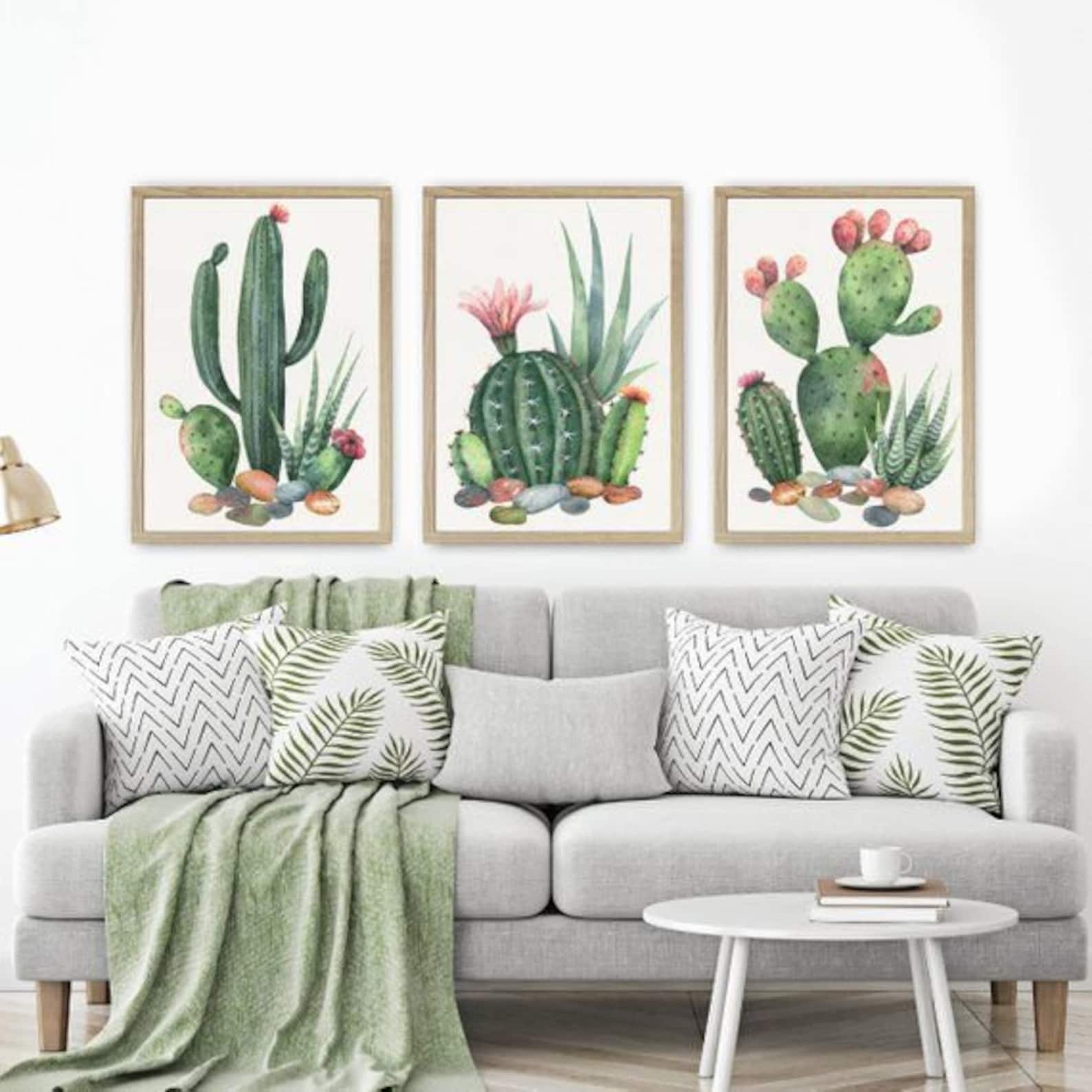 Watercolor Cactus Print Set. Cactus Prints. Cactus Art Prints. Cactus ...