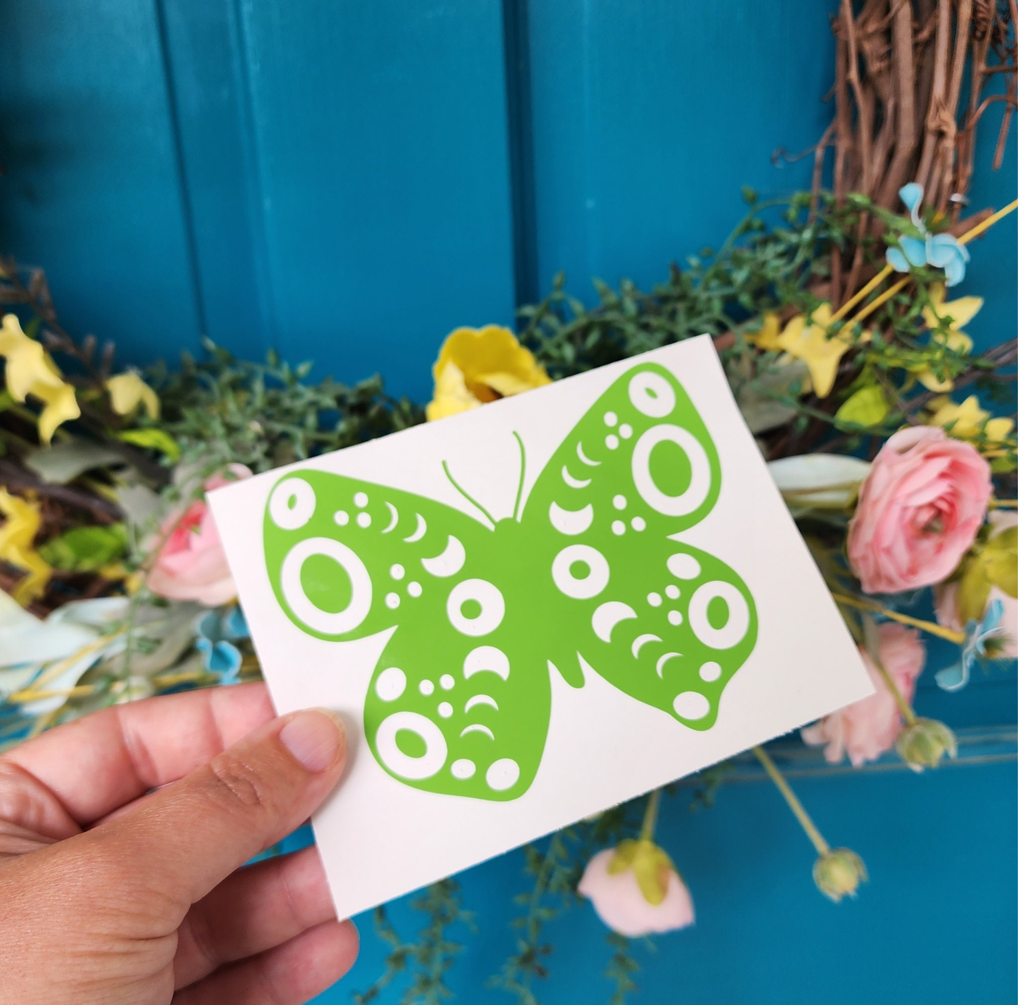 Moth Permanent Vinyl Decal for Cars, Bikes, Gifts and Drinkware - Etsy