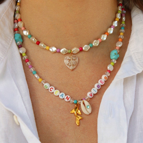 Funky Heart Necklace - Etsy