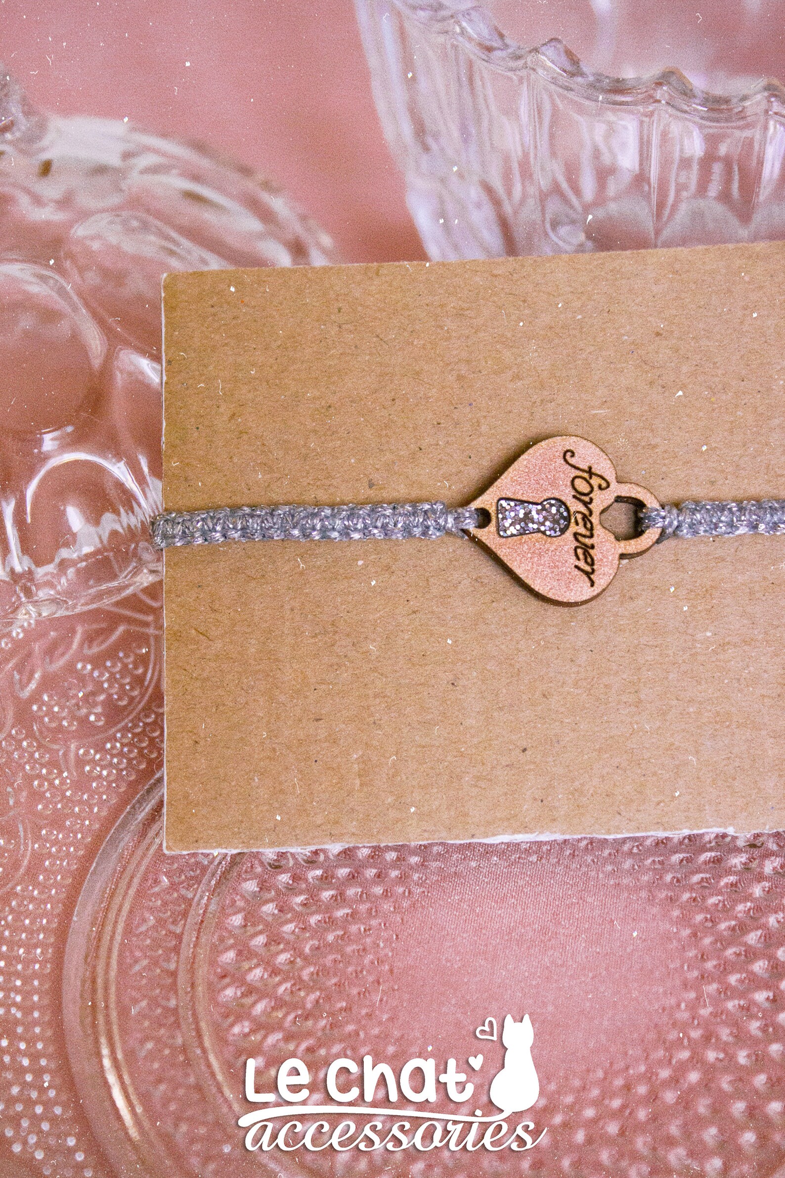 Rose Gold Heart Bracelet Her Valentine's Bracelet Gift - Etsy